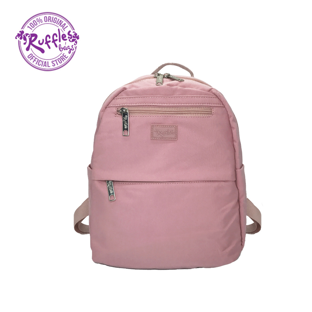 Ruffles Bags Janice 12-inch Backpack (Black, Old Rose, Peach, Gray ...