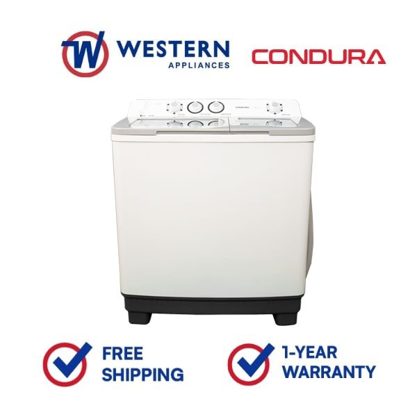 Condura CWM120TTGT 12.0kg Twin Tub Washing Machine | Shopee Philippines