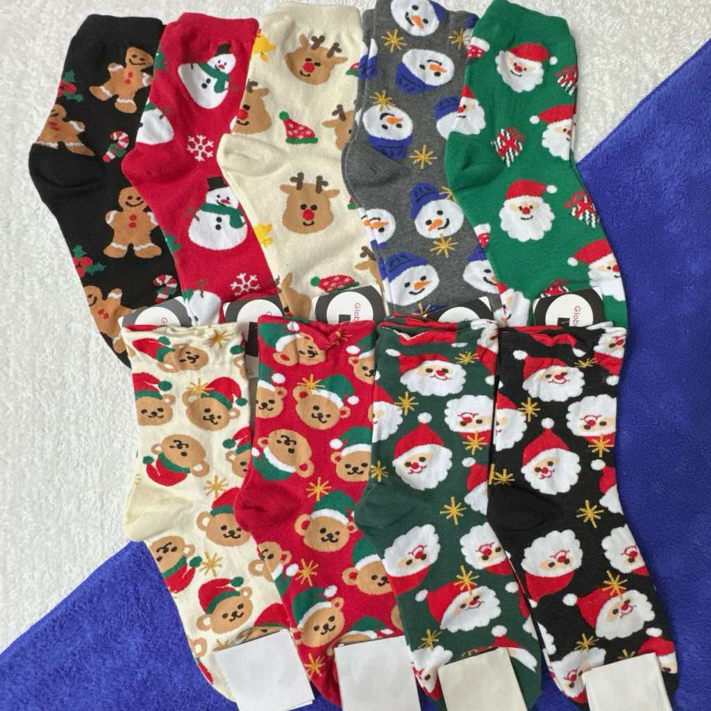 Korean Socks- Christmas Series Holiday Socks | Shopee Philippines