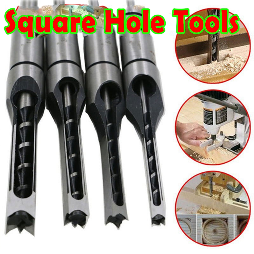 Woodworking Square Hole Drill Bits Mortising Chisel Mortise Chisel ...