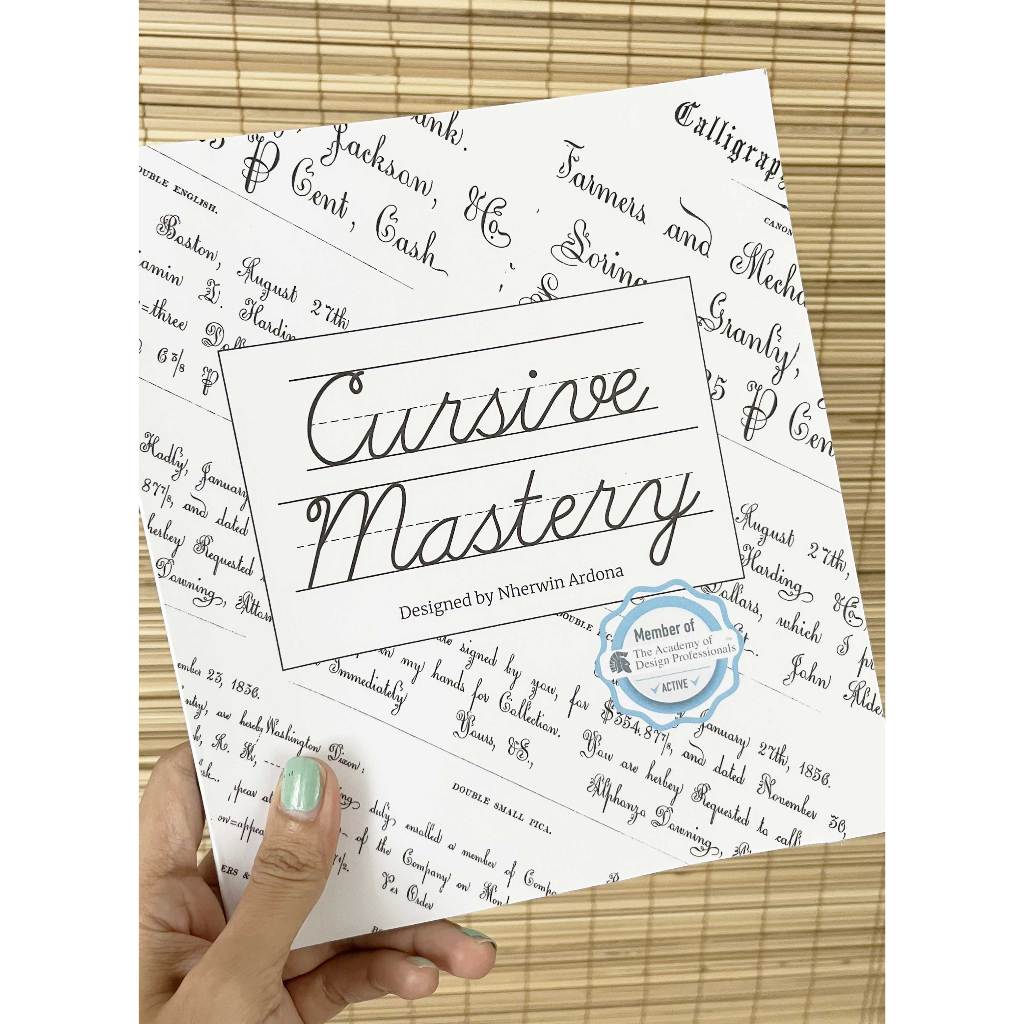Cursive Writing Mastery — Cursive Muscle Memory Enhancer / SOFTBOUND ...