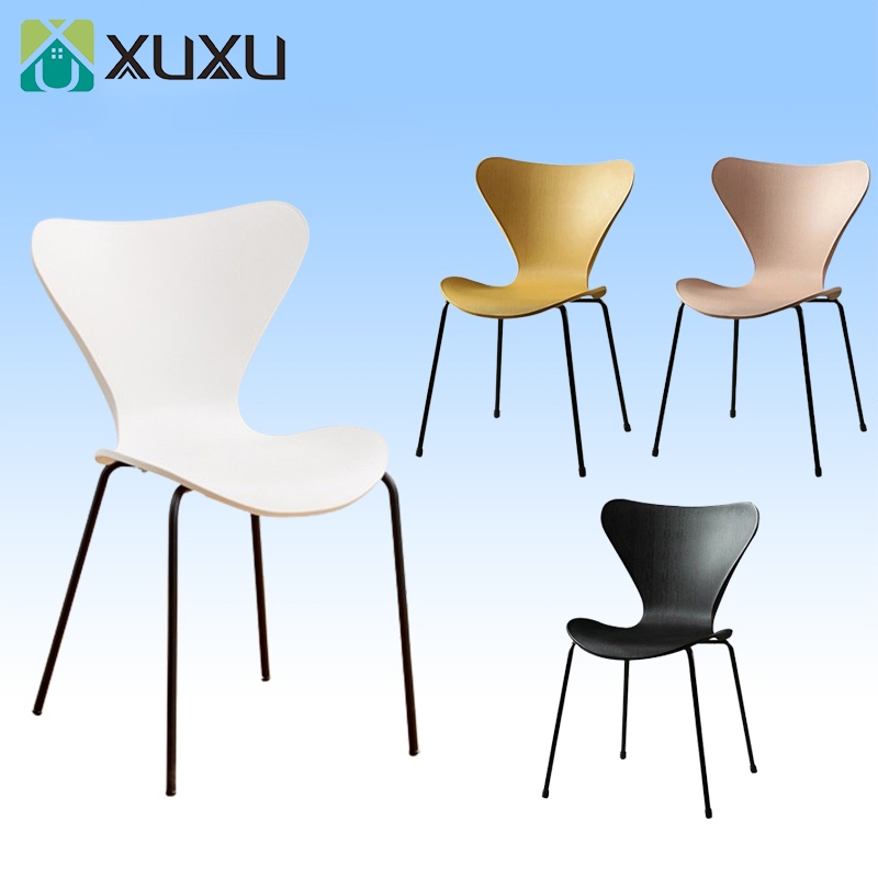 Nordic Dining Chair Thickened Simple Plastic Chair Backrest Chair for ...