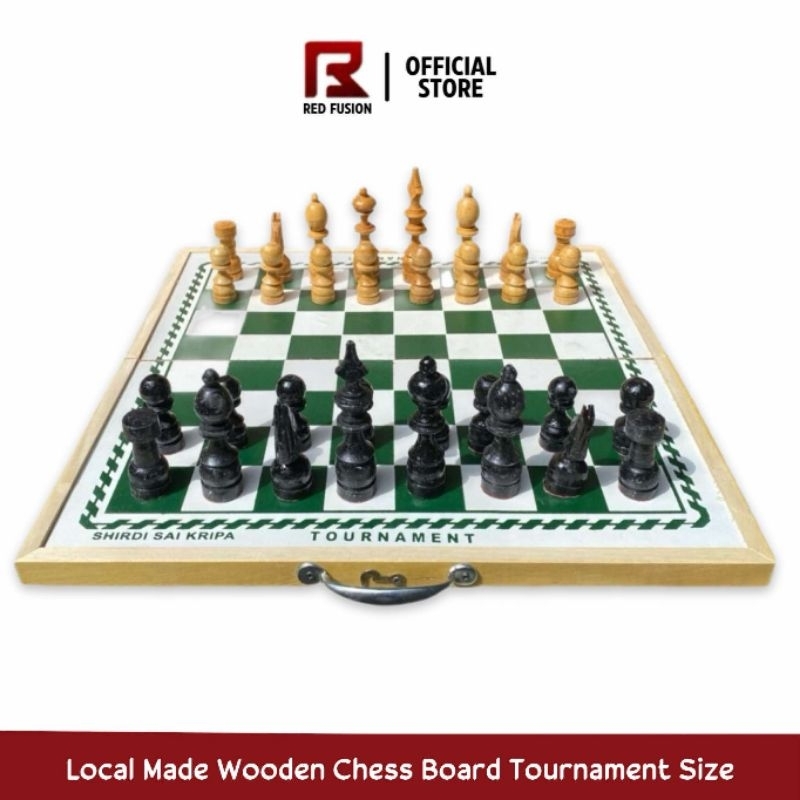 Local Made Wooden Chess Board Tournament Size | Shopee Philippines