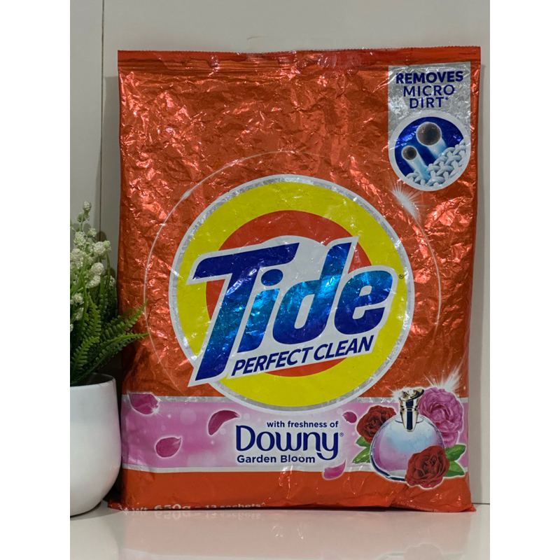 TIDE PERFECT CLEAN DETERGENT WITH DOWNY GARDEN BLOOM 650g | Shopee ...