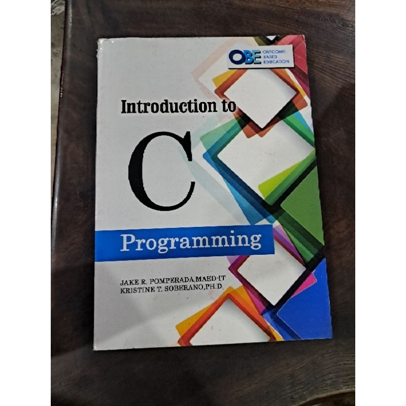 Introduction to C Programming by POMPERADA 2019© Brand-new Original Onhand | Shopee Philippines