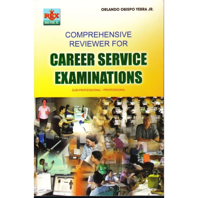 Comprehensive Reviewer for Career Service Examinations by Orlando Yebra ...