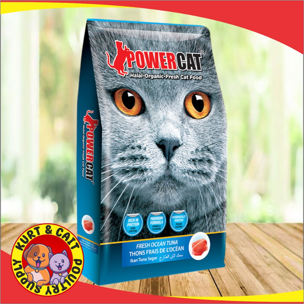 Power Cat Ocean Tuna 8KG Organic Halal Dry Cat Food PowerCat | La Casa ...