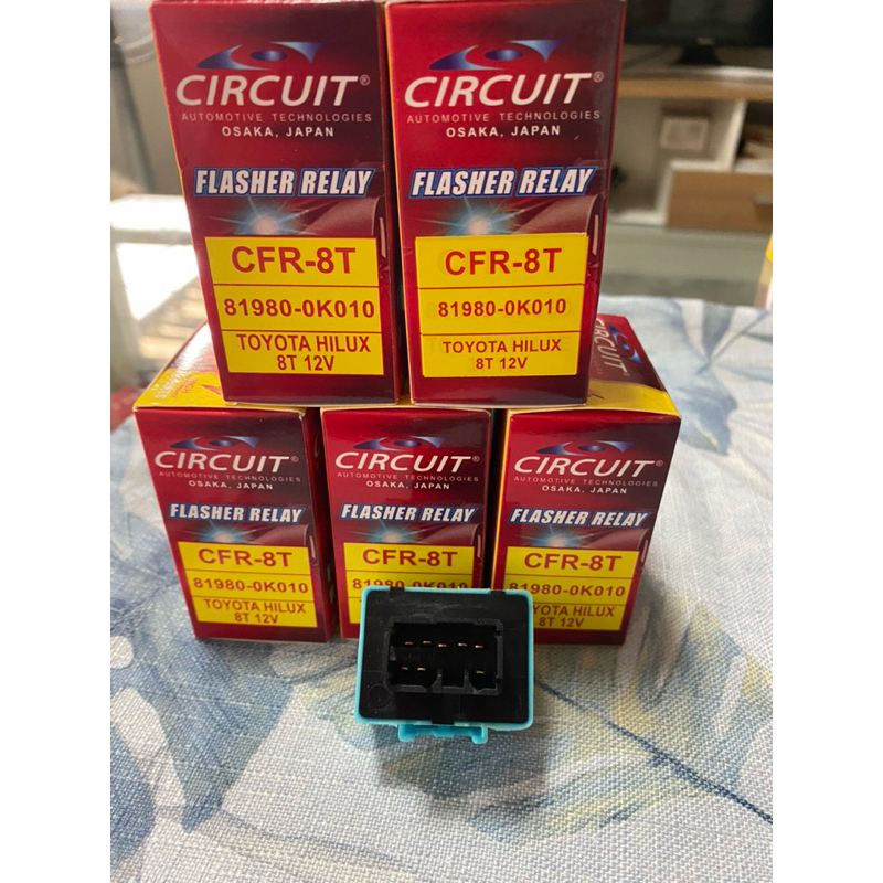 CFR-8T FLASHER RELAY TOYOTA HILUX 8T 12V 81980-0K010 CIRCUIT | Shopee ...