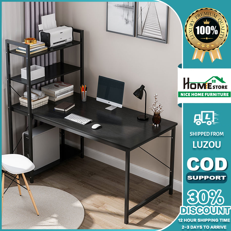 Office Desk Work Table Computer Desk Leaning Computer Desk for Student ...