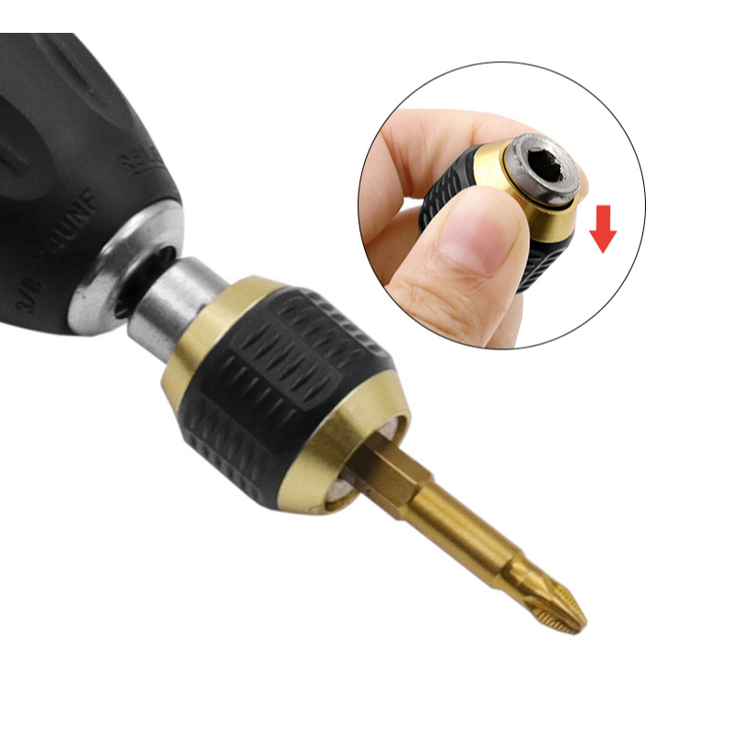 60mm 1/4 In Hex Handle Quick Coupling Drill Bit Depth Magnetic ...