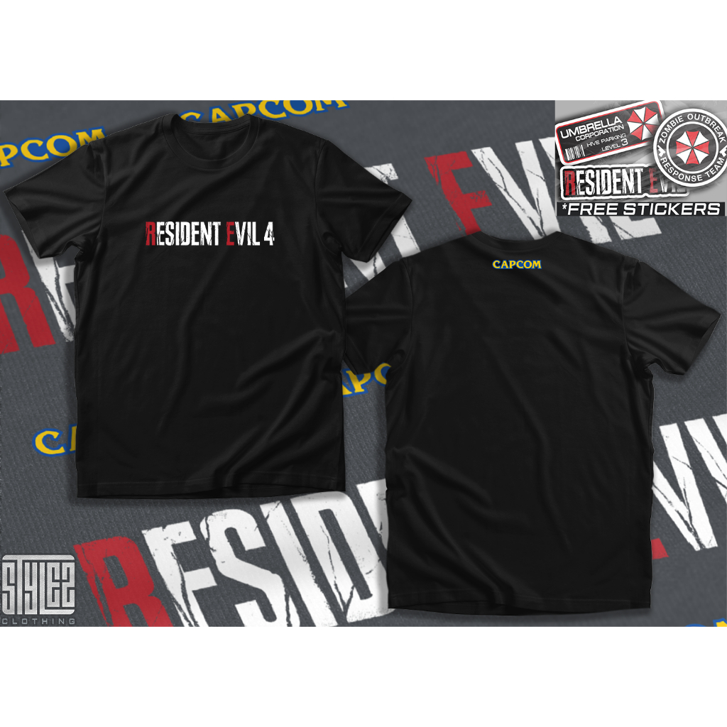 RESIDENT EVIL 4 REMAKE CAPCOM GAMERS T-SHIRT | Shopee Philippines