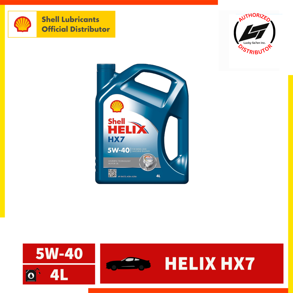 Shell Helix HX7 5W-40 4L | Shopee Philippines