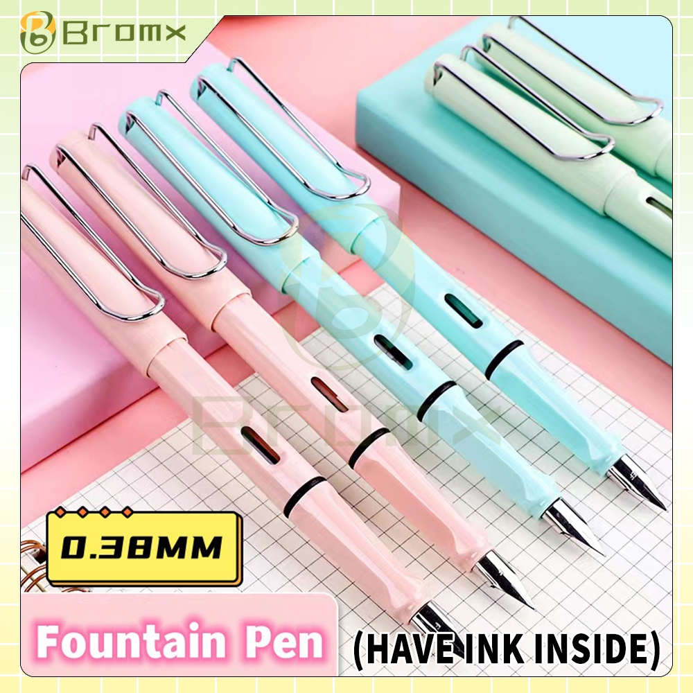 Simple Fountain Pen Replaceable Ink Calligraphy Practice Pen With Ink ...