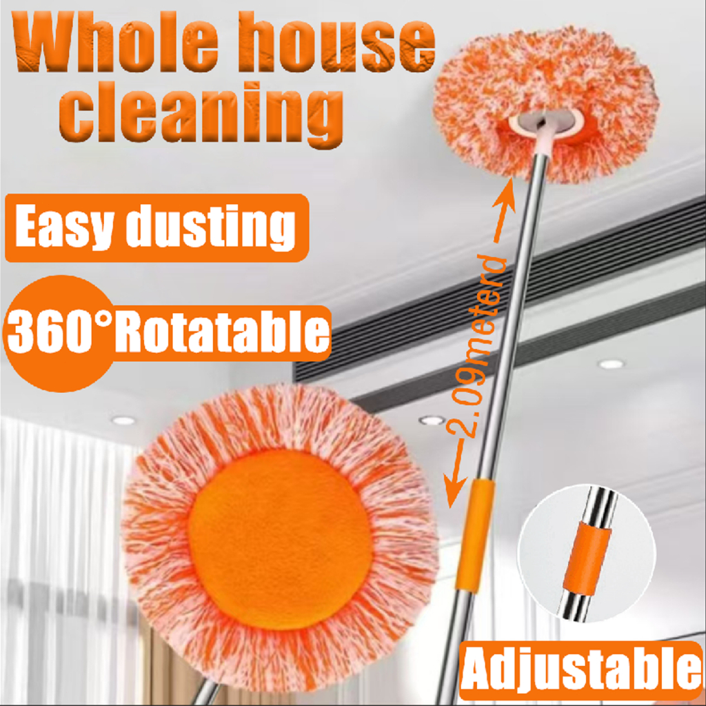 Dusting mop set mop Wet and dry For car glass and ceilings Adjustable ...