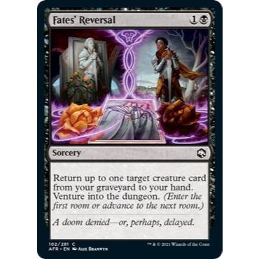Magic the Gathering - Fates' Reversal - MTG Black - AFR - NM - (_RAS ...