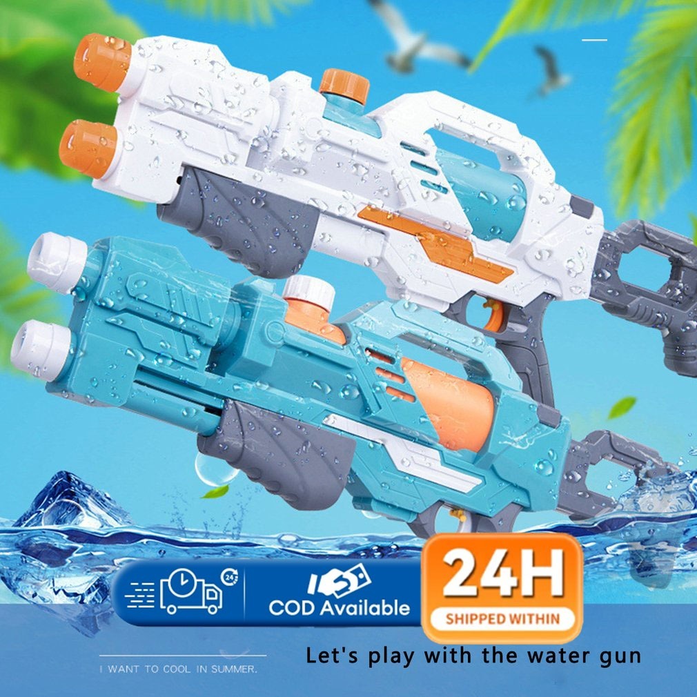 Toy Gun Double Nozzle High Pressure Water Gun for Children Summer Beach ...