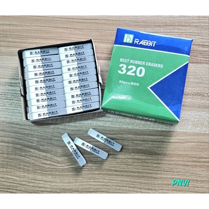 Rabbit rubber erasers #320 Small ( 80 pcs./smbx ) | Shopee Philippines