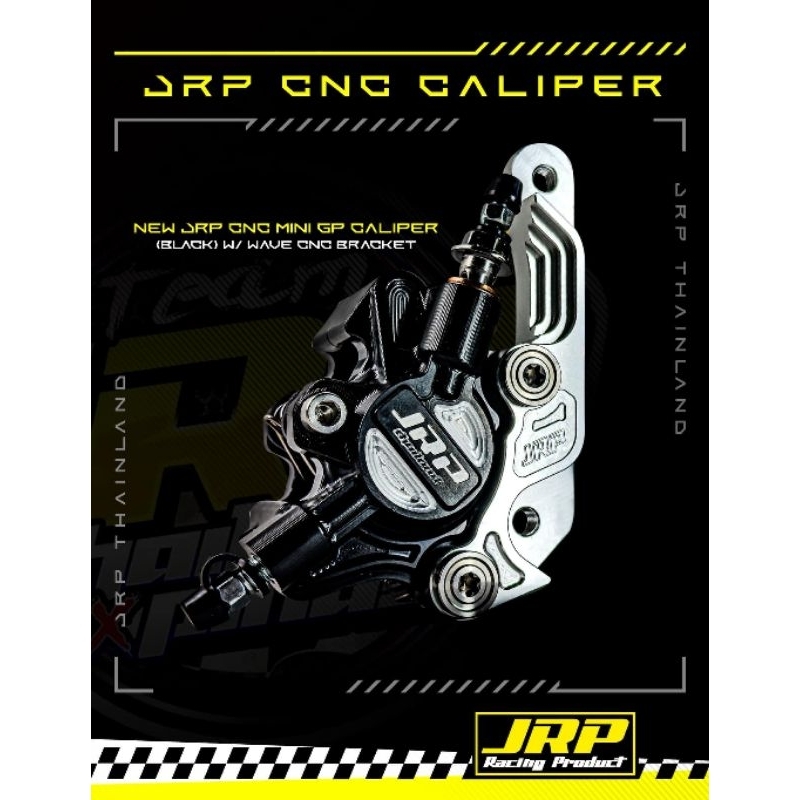 Jrp new cnc caliper mini gp spec with jrp alloy bracket(wave 125 ...
