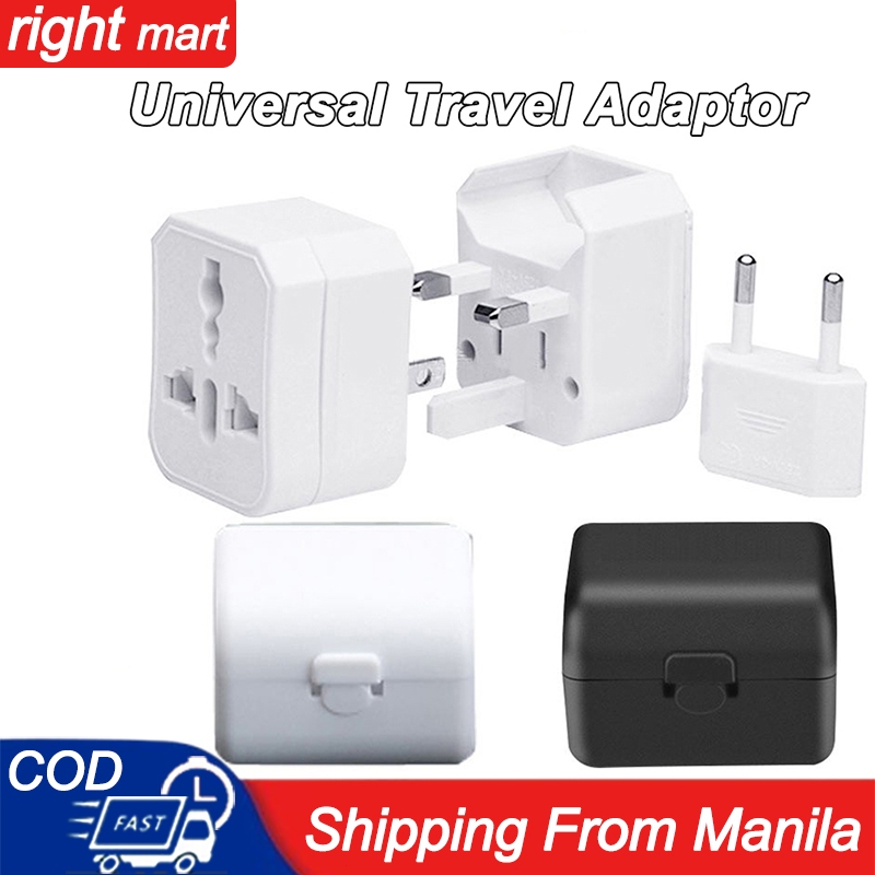 3 In 1 Universal Travel Adaptor Global Travel Conversion 3 Sockets ...