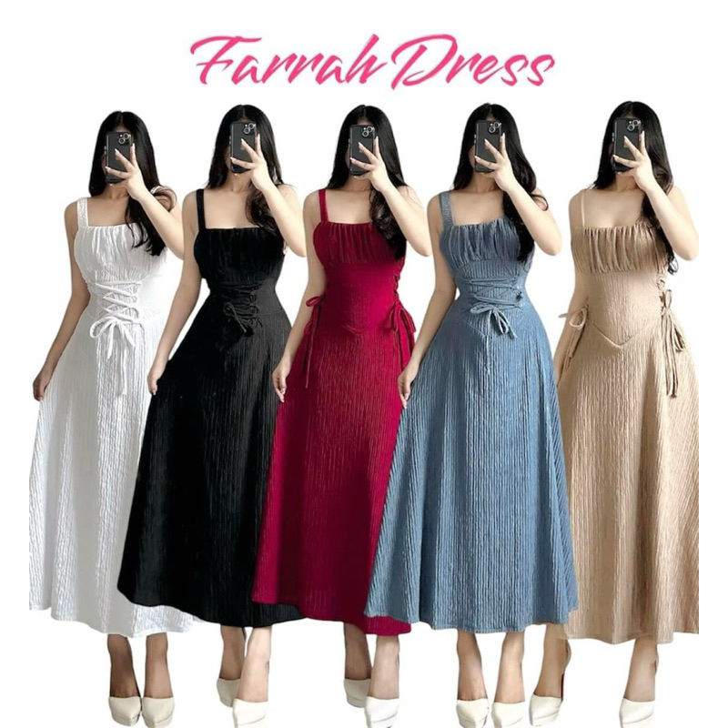 Farrah Dress in Bark Crepe Fabric|KGTRENDS | Shopee Philippines