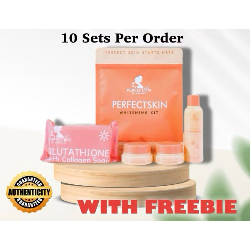 10 sets perfect skin whitening sets maintenance set | Shopee Philippines