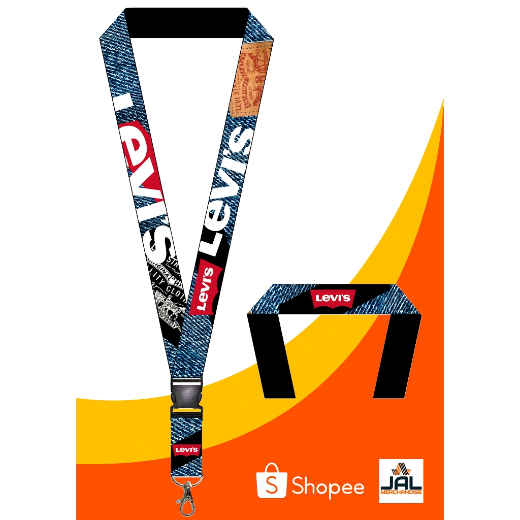 Levis ID lace ID lanyard design | Shopee Philippines