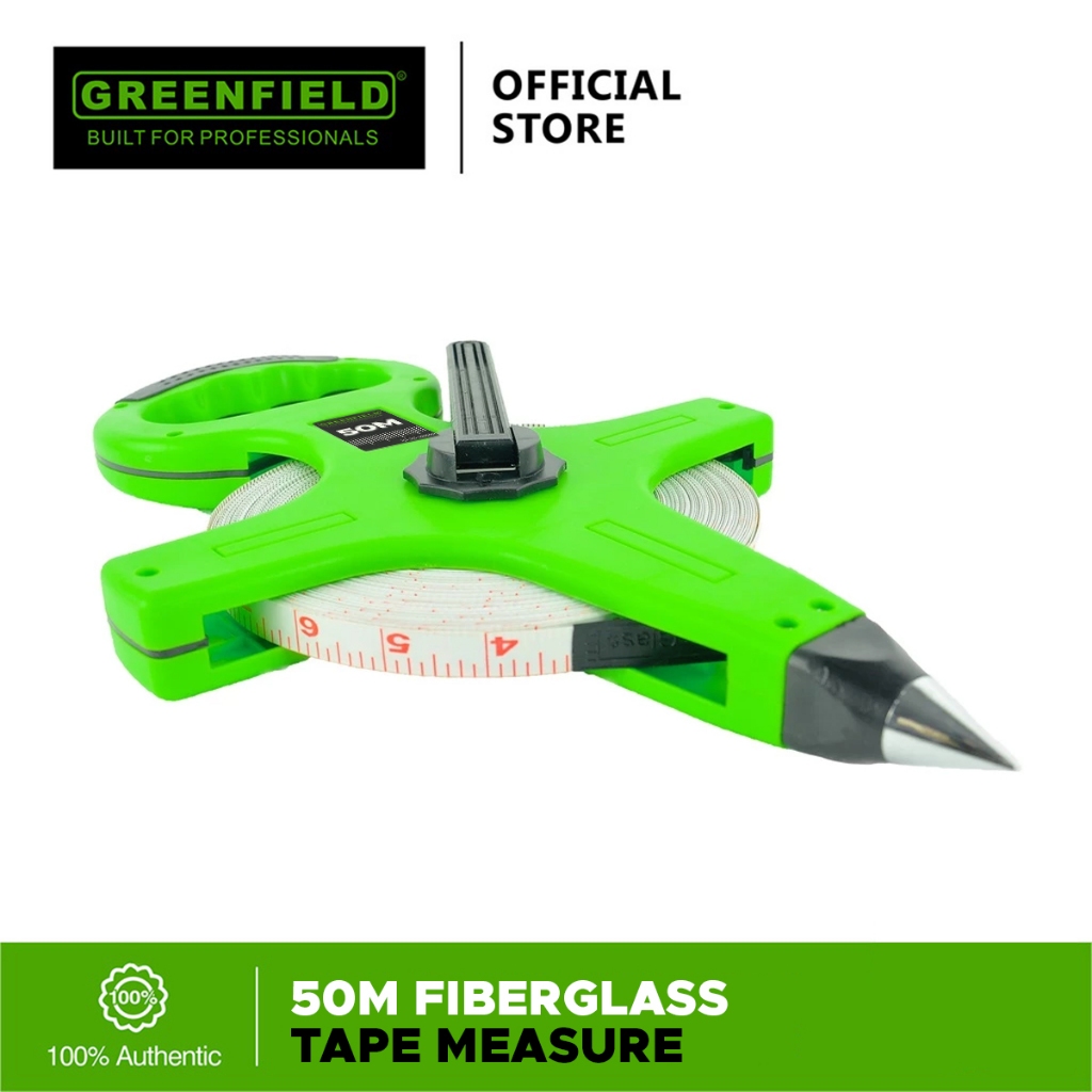 Greenfield Fiberglass Measuring Tape 50M - Measuring Tool | Shopee ...