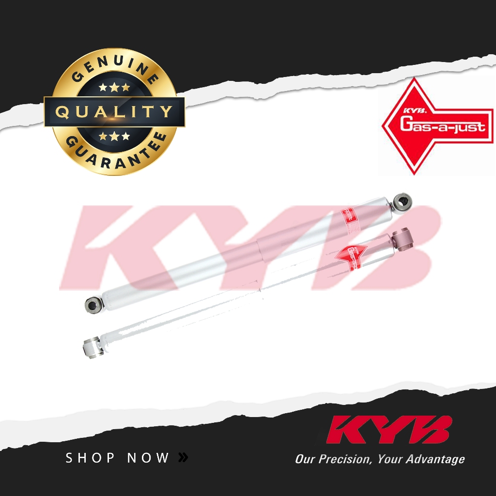 KYB KAYABA (2pcs) Gas Shock Absorber for Isuzu Fuego Pick Up 1988 - 2006 - 553230 (Rear ...