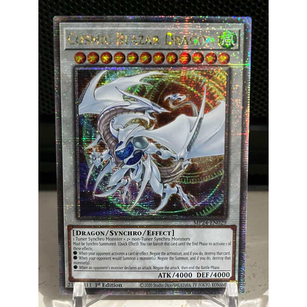 Cosmic Blazar Dragon - MP24-EN029 - Quarter Century Rare 1st Edition | Shopee Philippines