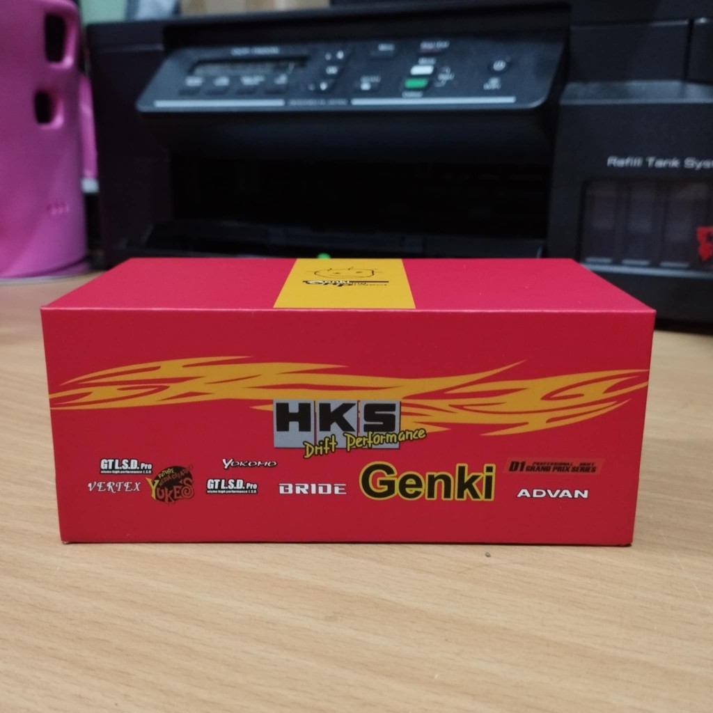 Supcar Silvia S15 Genki Racing Project HKS (Red) 1:64 Scale Limited ...