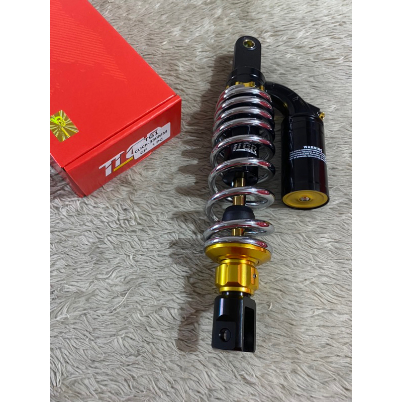 TTGR MOTORCYCLE REAR SHOCK WITH CAP 300MM 330 MM for MIO Sporty/ Beat/ Mio i 125/ Skydrive ...