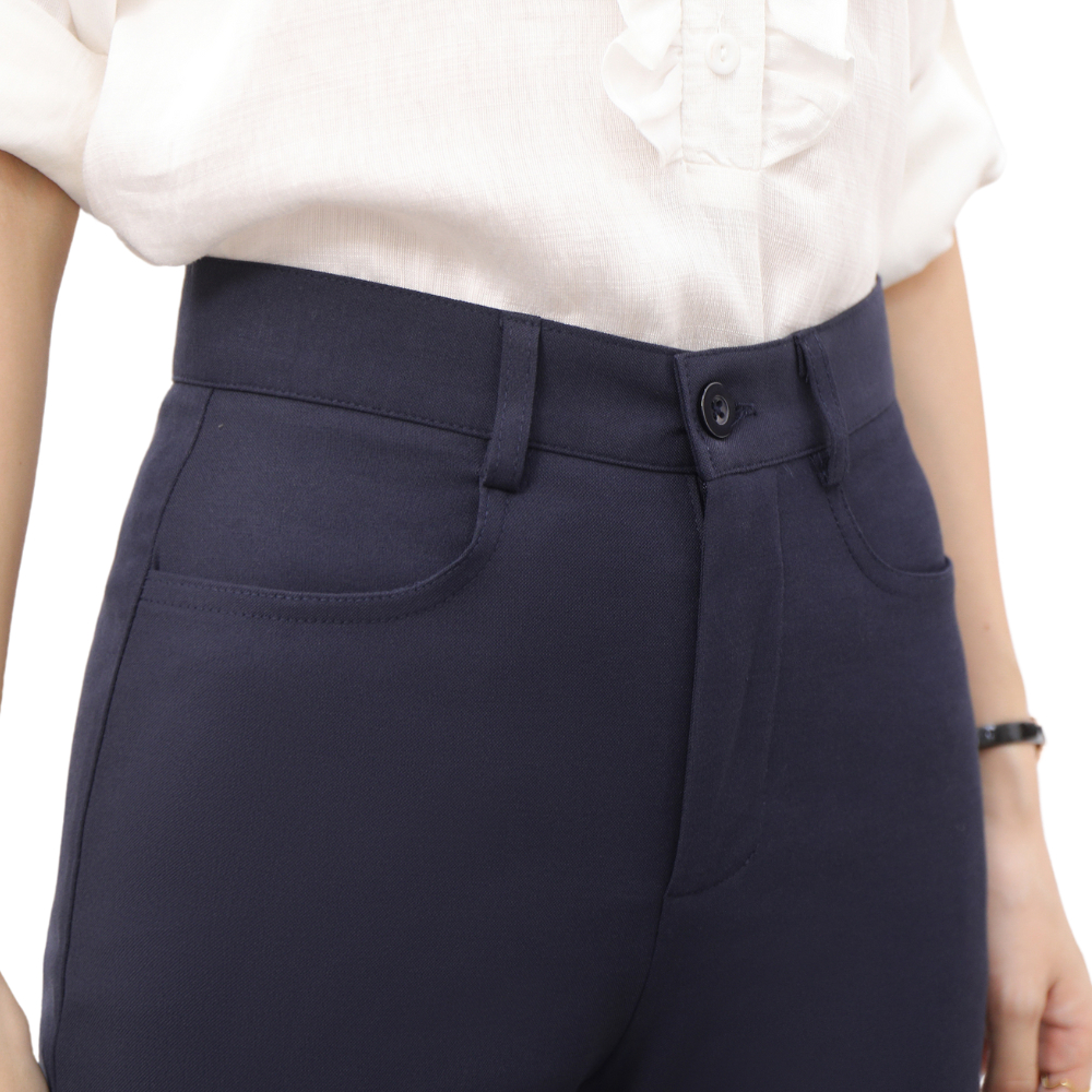 High Waist Slacks Pants Stretchable S to 2XL Formal Office wear HM275 ...