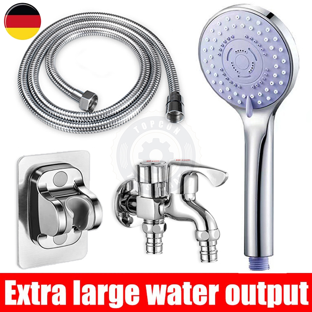 Shower set with Faucet Stainless 4in1 adjustable Shower Set with Hose ...