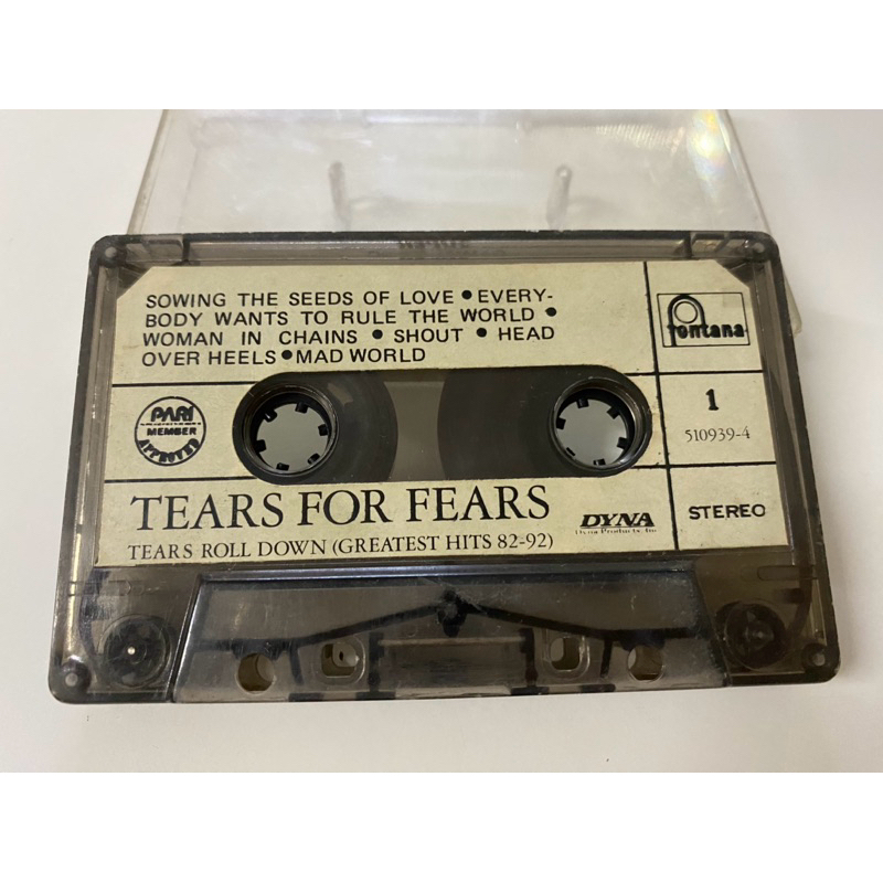 TEARS FOR FEARS - TEARS ROLL DOWN GREATEST HITS 82-92 - Original Music ...