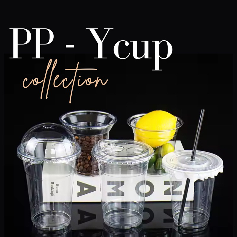 100 PCS PP-Ycup (Milktea & Iced coffee cup) | Shopee Philippines