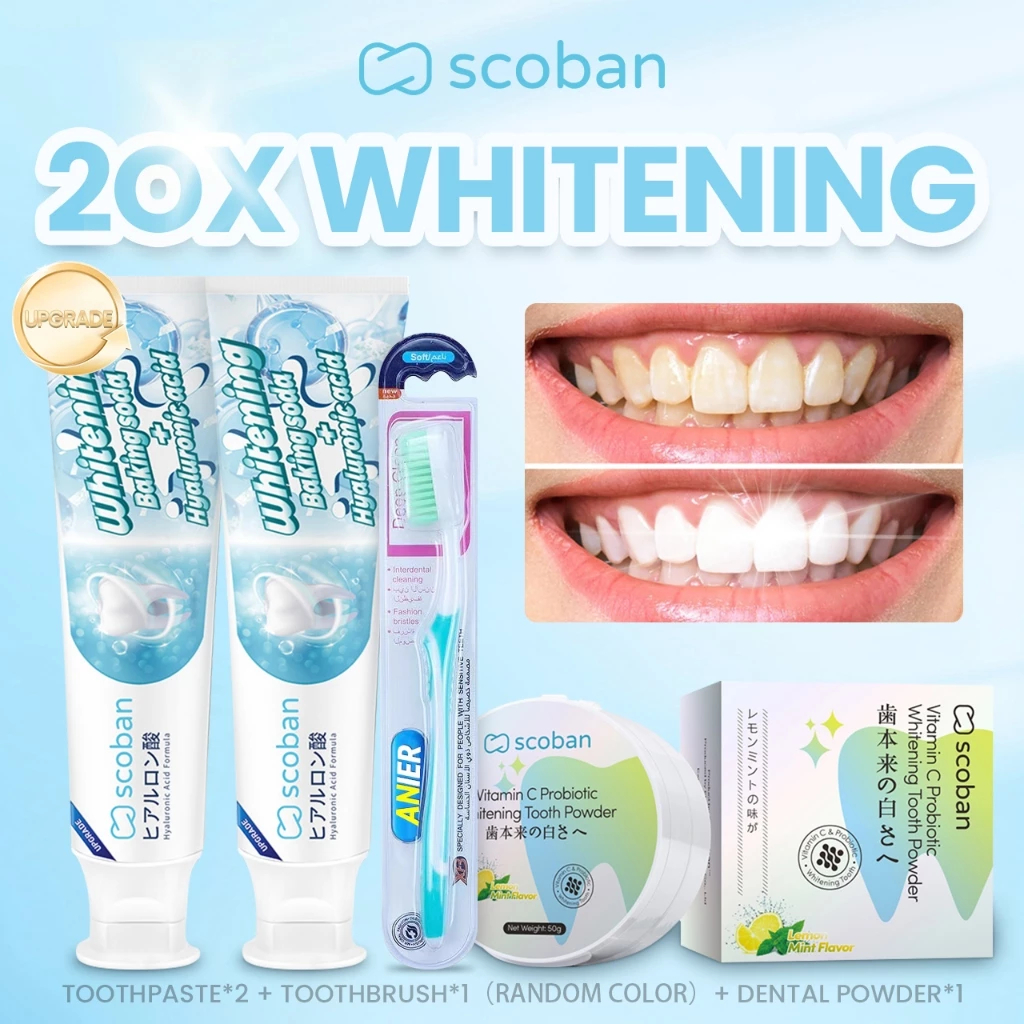 Tooth whitening toothpaste BUY 1 TAKE 1 Whitening teeth baking soda ...
