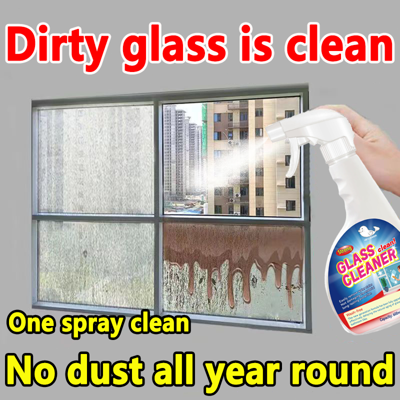 600ML Glass cleaner window glass cleaner acid rain remover bathroom ...