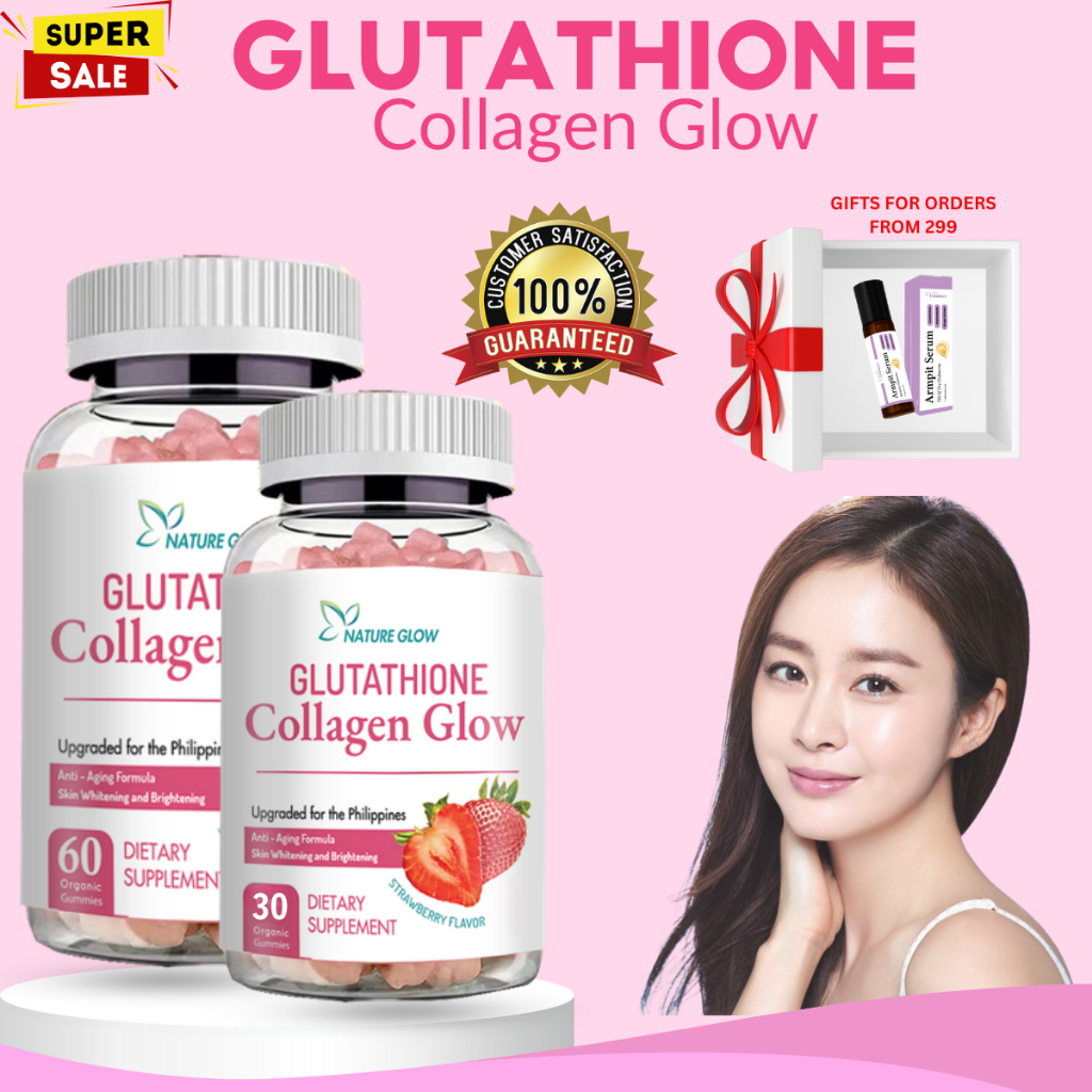 NATURE GLOW Glutathione Collagen Glow Glutathione Capsule Anti-Aging ...