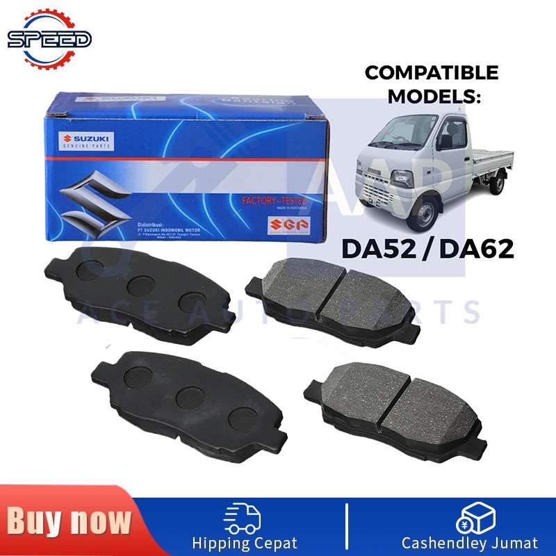 Front Brake Pads Suzuki Multicab Bigeye DA52 DA62 DA52T DA62T DA52V DA62V Disc Pad | Shopee ...