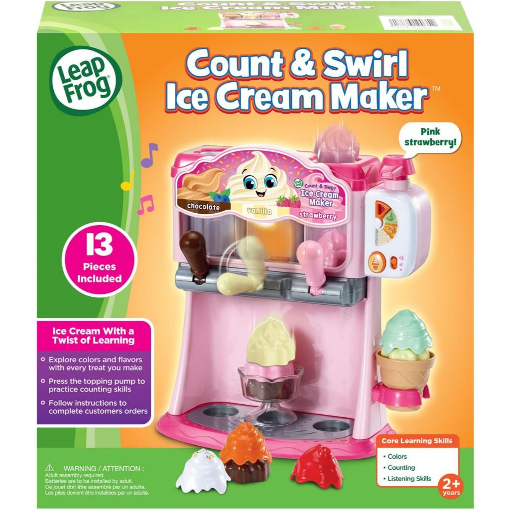 LeapFrog Count and Swirl Ice Cream Maker Playset | Shopee Philippines