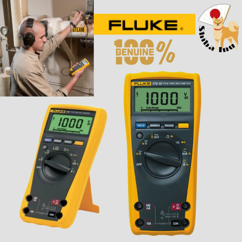 Fluke 179 179SI True RMS Digital Multimeter backlight specification [Authorized product] SSF ...