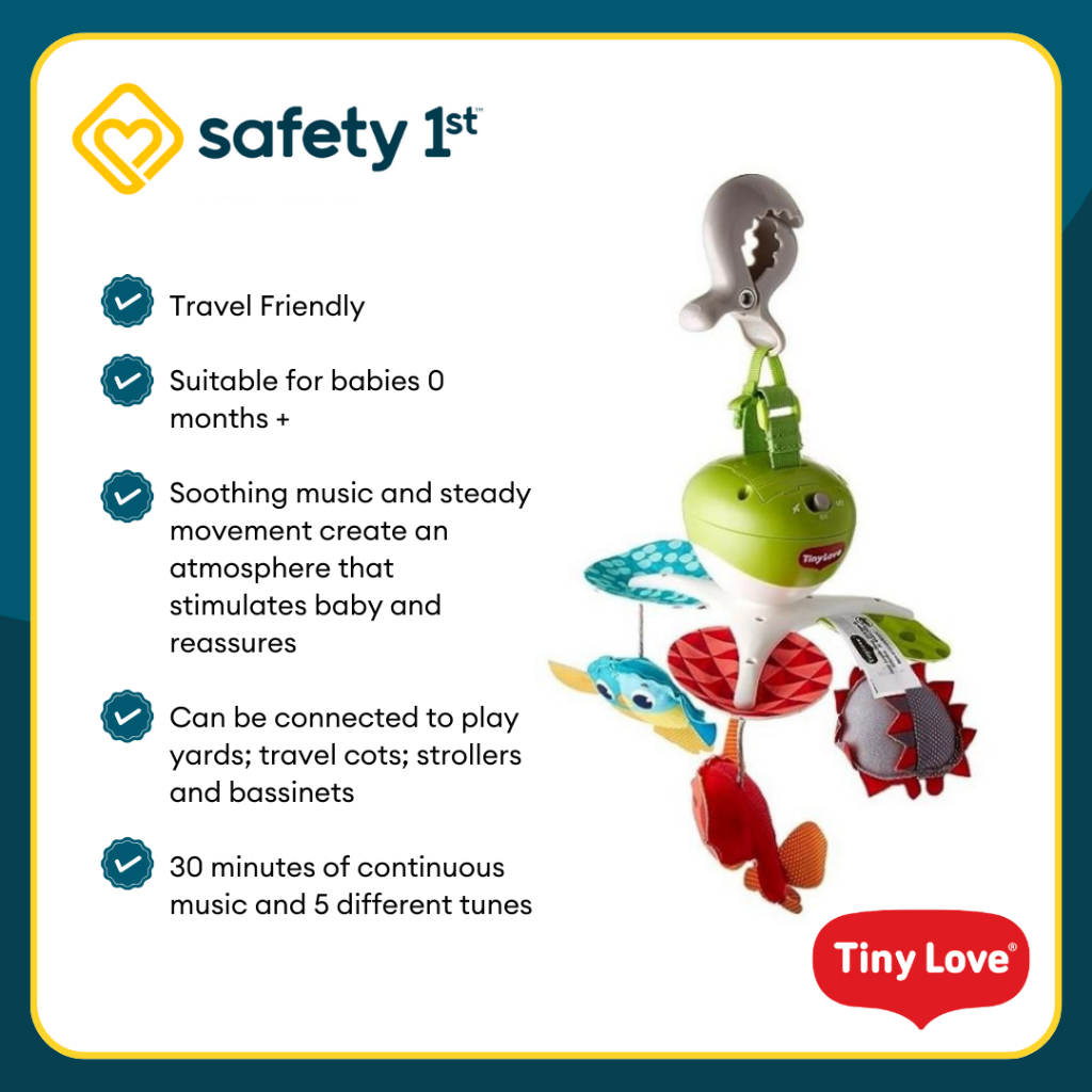 Safety 1st Take-Along Mobile - Meadows Days -Tiny Love, Baby/Toddler ...
