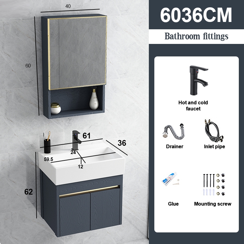 6036 Small size floor-standing wash basin small apartment ceramic wash ...