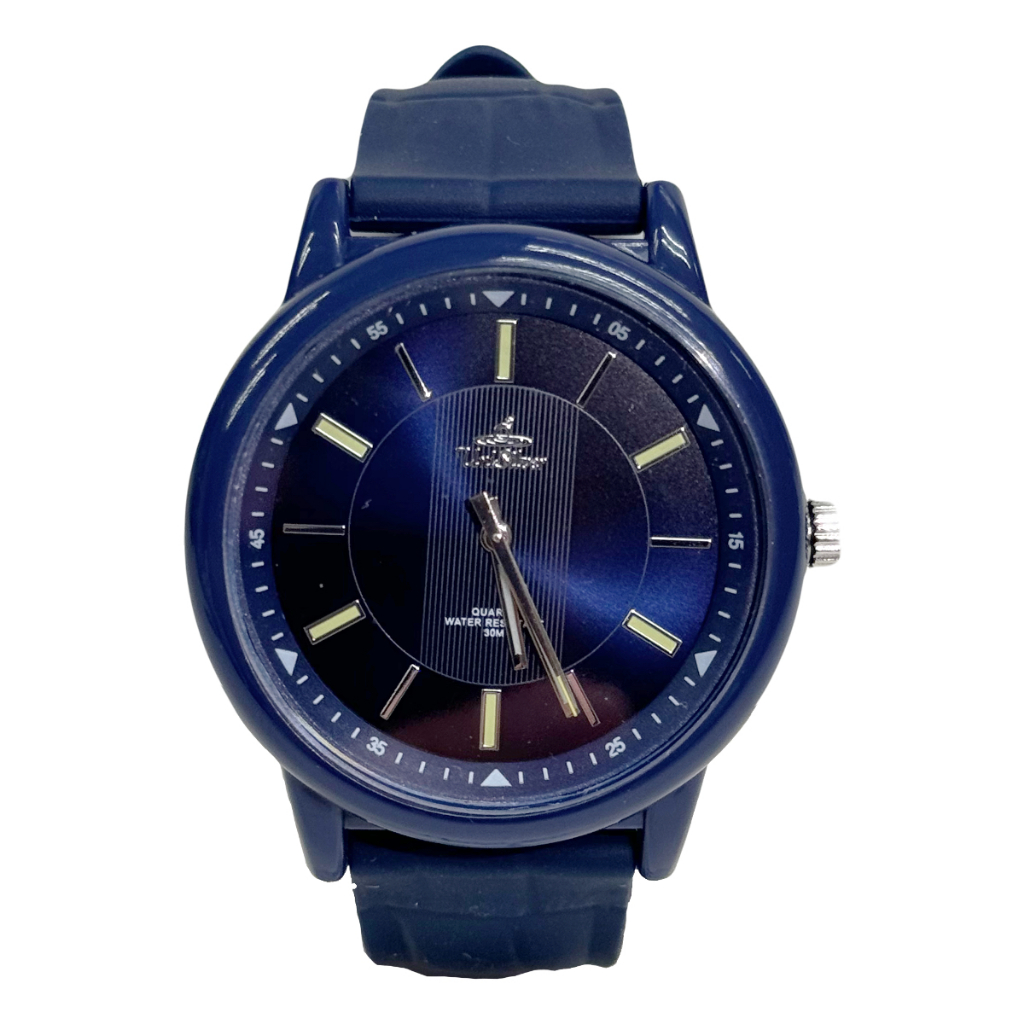 UniSilver TIME Men's Black / Silver Analog Rubber watch KW4875-1005 ...