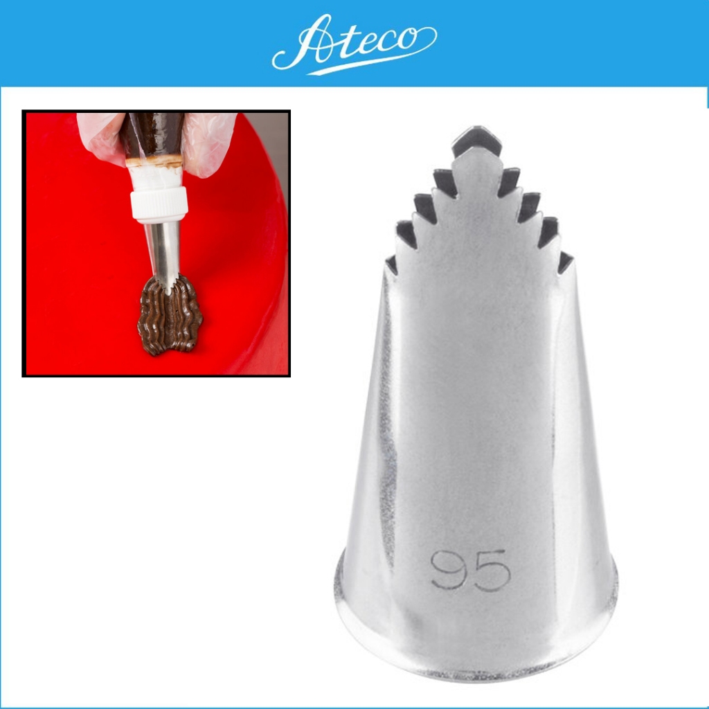 Ateco 95 Leaf Piping Tip Stainless Steel Icing Tip ( Set of 2 ...