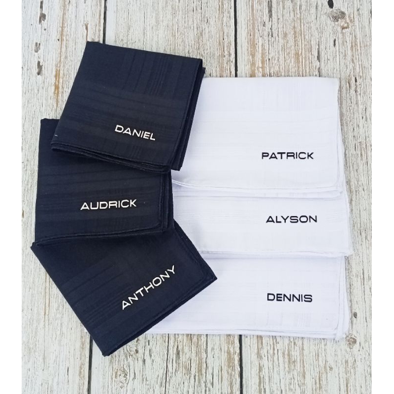 Personalized handkerchief for Groomsmen | Shopee Philippines