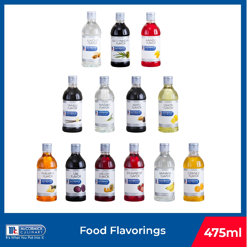 McCormick Food Flavors (475ml) - Vanilla / Ube / Maple / Buco Pandan ...