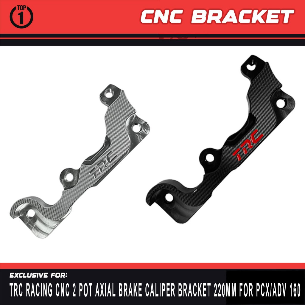 Top1 Racing TRC 2 POT CNC Axial Brake Caliper Bracket 220 mm for PCX ...