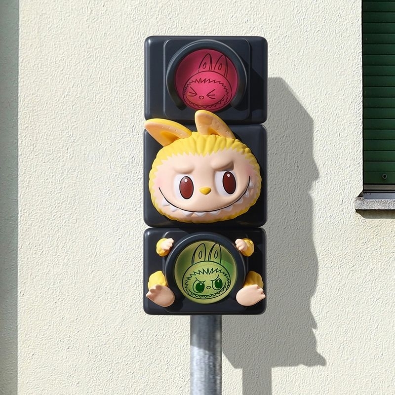 POP MART: The Monsters Labubu Almost Hidden "Traffic Light" Figure ...
