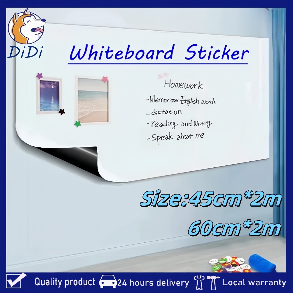 Electrostatic whiteboard marker whiteboard sticker wall bulletin board ...